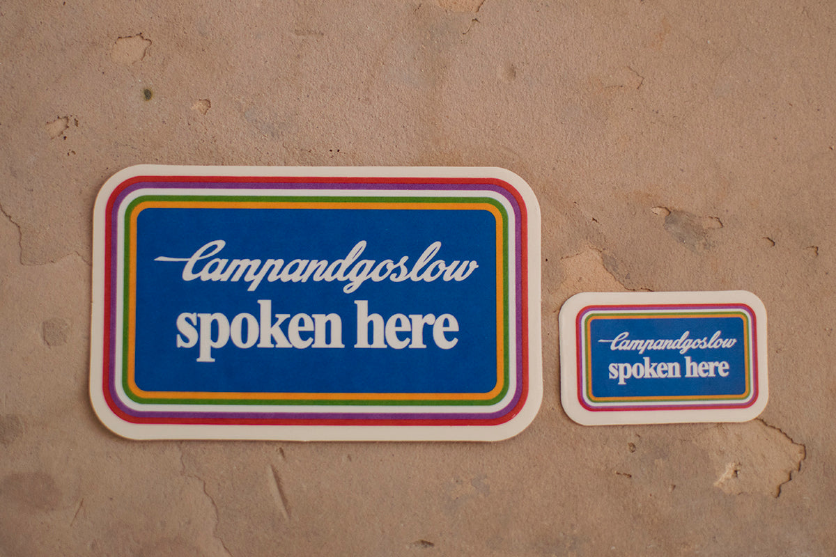 Stickers and Patches – Camp And Go Slow